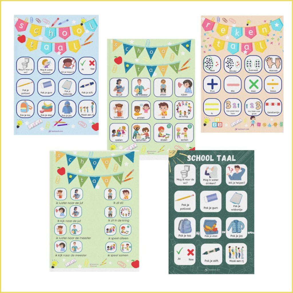 Schooltaal Posters – Taal & Teach